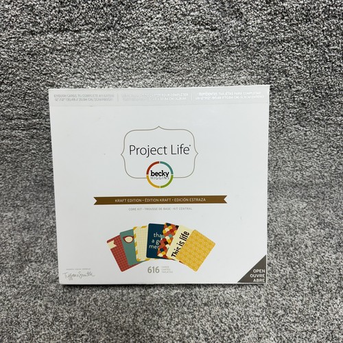 Kraft Edition Project Life Core Kit Becky Higgins Scrapbook New Open ...