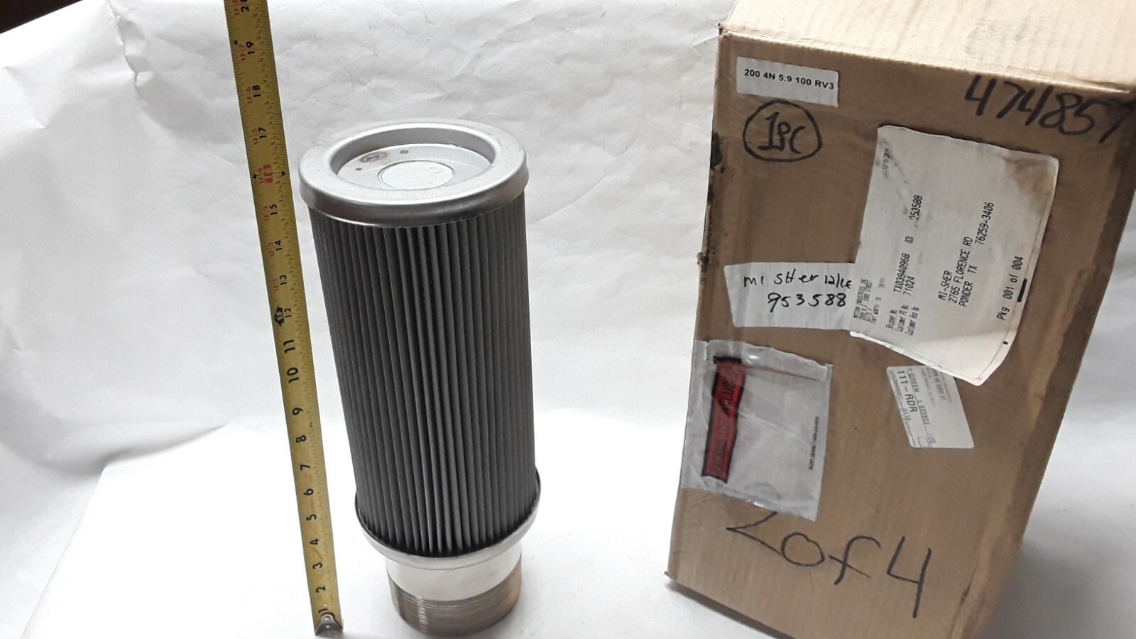 filter 200 4n 5.9 100 rv3 474857 FAST FREE SHIPPING | eBay
