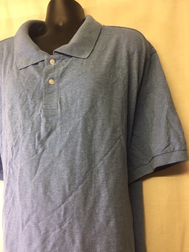Merona The Ultimate Polo Men's Short Sleeve Collared Blue Polo Shirt ...