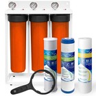 3 Stage High Capacity Orange Whole House Filter System Freestanding ...