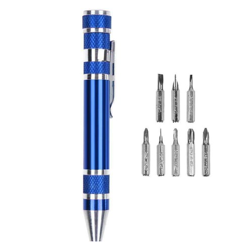 Convenient 8 In1 Mini Screwdriver Pen Tool Set for Mobile Laptop Repair ...