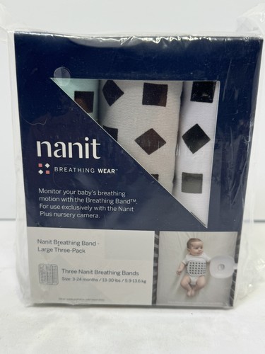 Nanit Breathing Wear Band 3-Pack. New. 3-24 Month 13-30lbs | eBay