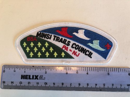 2000 Minsi Trails CSP Council Strip Boy Scout "since 1910" New, Mint Condition | eBay