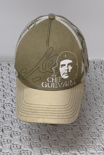 Che Guevara Trucker Hat Snapback Cap with Mesh -olive /White Unisex One ...