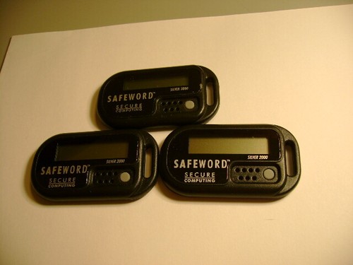 Secure Computing Safeword Security Token Silver 2000 Series (3 Pcs Lot ...