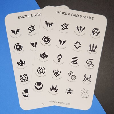 Pokemon TCG Set Sticker Labels | eBay