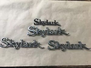 Original 1968-1969-1970 Buick 350 Skylark Custom Skylarks Emblems Set ...