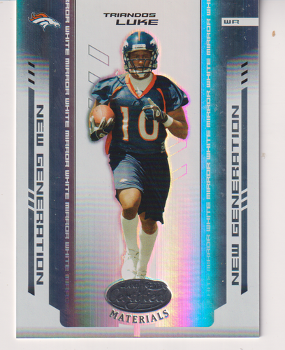 Triandos Luke 2004 Leaf Certified Football Generation Card 197 $1 ...
