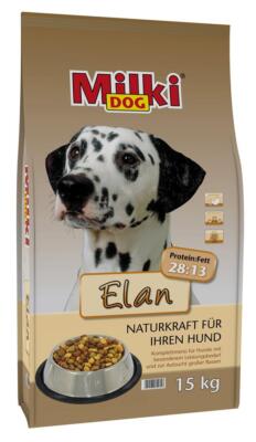 Milki Dog® Elan, Hundetrockenfutter, 15 kg (2,66 EUR/kg) | eBay.de