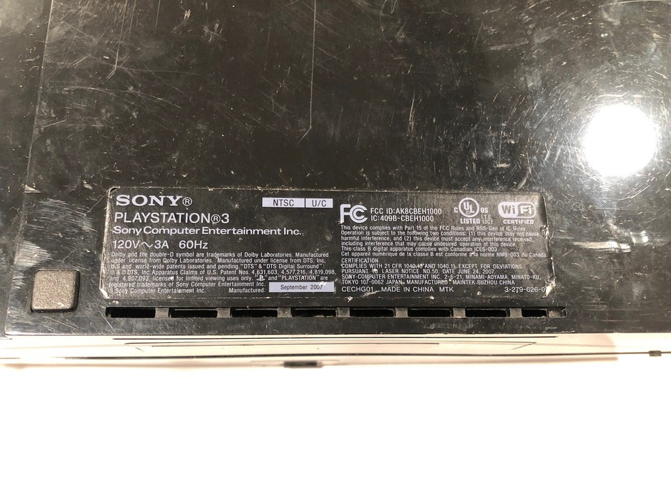 PlayStation 3 PS3 CECHG01 40GB Bundle Controller Cables | eBay