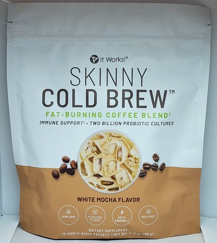 It Works Skinny Cold Brew Fat-Burning Coffee Blend Sealed Bag 15 ...