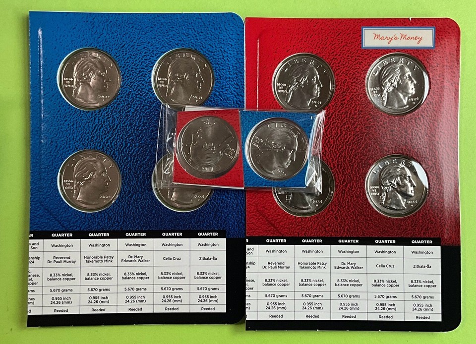 2024 P&D American Women Quarter Sets 10-coins from US Mint Uncirculated ...