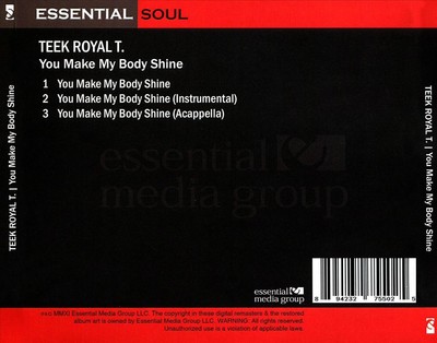 TEEK ROYAL T. YOU MAKE MY BODY SHINE NEW CD 894232755025| eBay