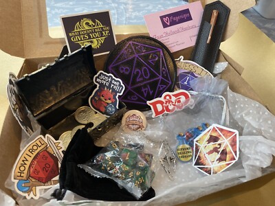 Dungeons and Dragons Gift Box , DND 5e Birthday Gift, Dice set ,Coins ...