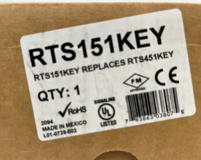 RTS151KEY SYSTEM SENSOR REMOTE TEST STATION | eBay