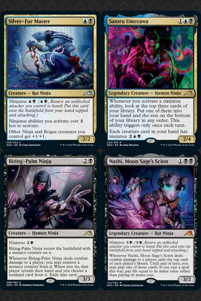 Yuriko, the Tiger's Shadow NINJA Commander Deck Magic Cards MTG Ready ...