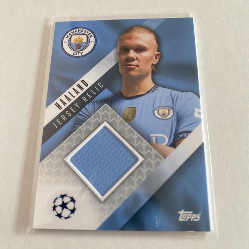 Match Attax 2024/25 Erling Haaland Manchester City Jersey Relic Card ...