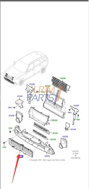 Genuine Land Rover Radiator Shutter Range Rover Velar LR092691 for sale ...