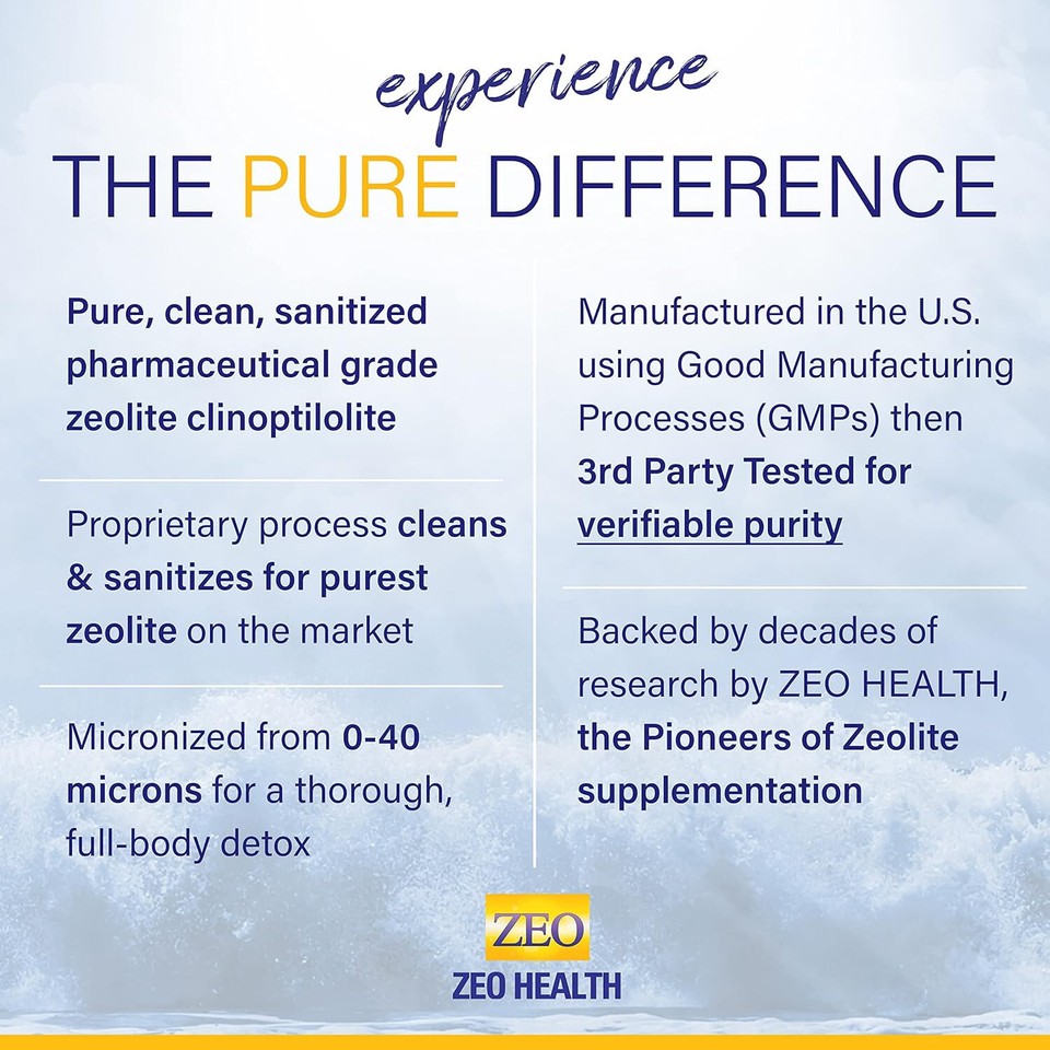 Zeo Health Zeolite Pure Mineral Clay - 400 gm, Whole Body ...