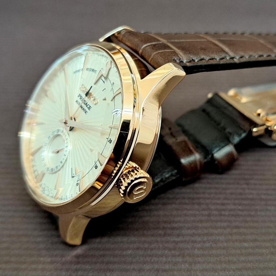 Seiko Presage SARY132 Automatic Watch Brown Leather Japan Made With Box ...