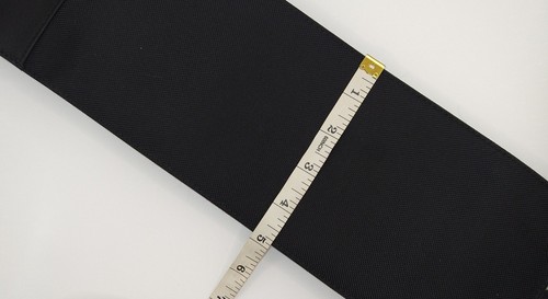 FOSSIL Men's Travel Tie Case Black Nylon Leather Wrap Around Zipper ...