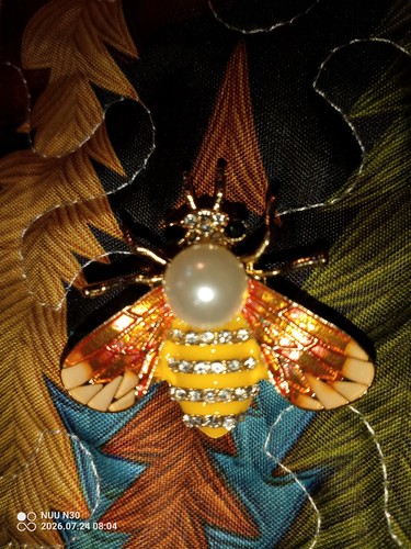 Yellow Wing Bumblebee Insect Bug Brooch Pin Pretty Rhinestones | eBay