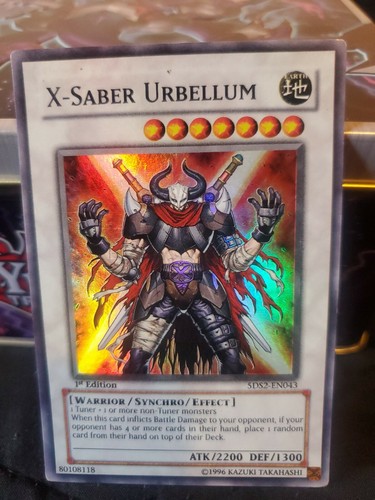 X-Saber Urbellum 5DS2-EN043 Super Rare Yu-Gi-Oh card lot | eBay