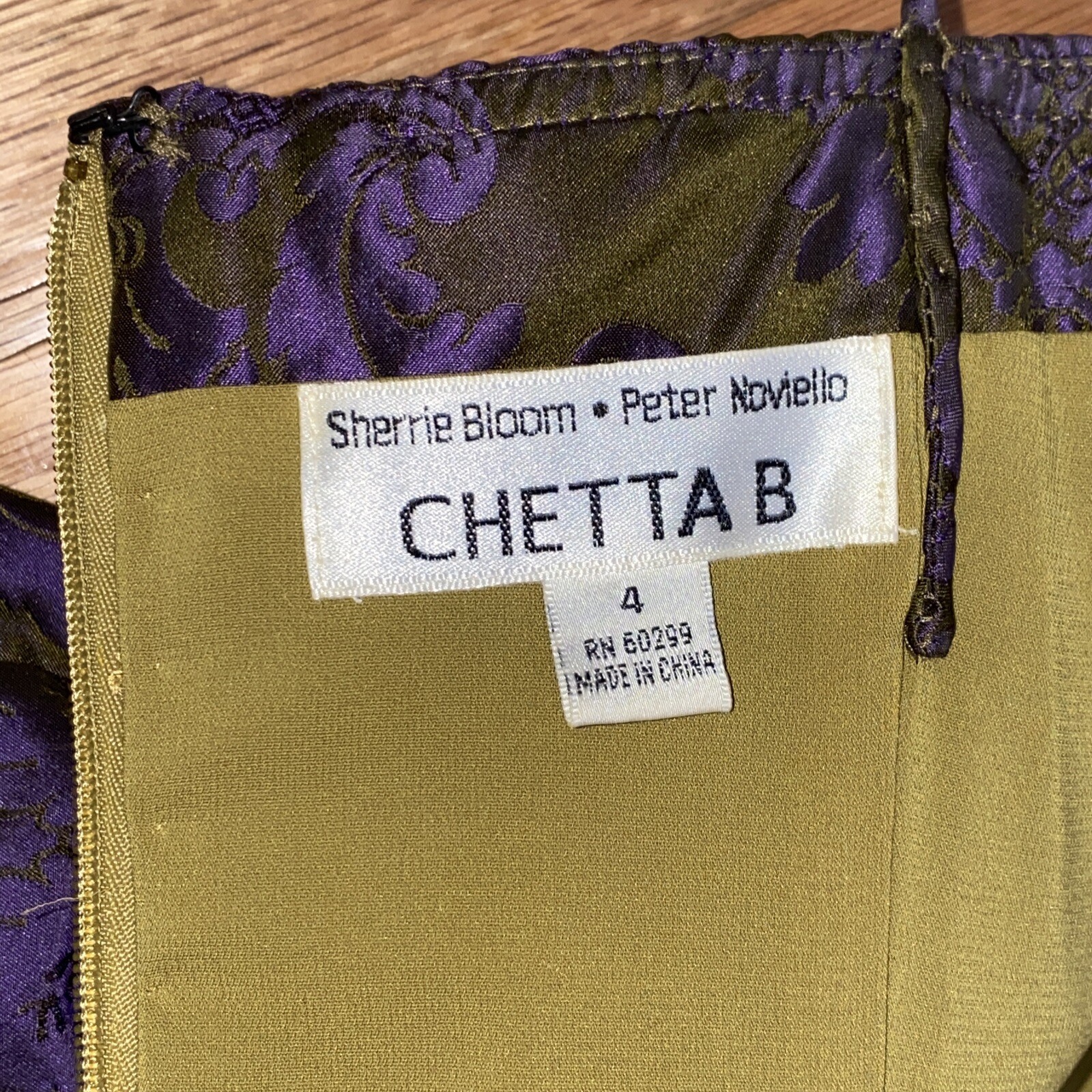 Chetta B Dress Coquette Y2K Vintage Romantic Silk Bus… - Gem