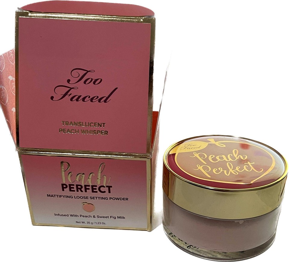 Too Faced Peach Perfect Mattifying Loose Setting Powder Net Wt 35g/1.23 ...