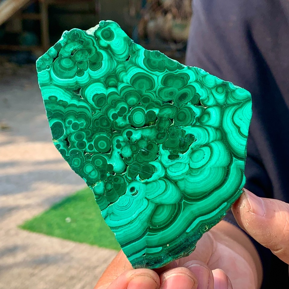 116G Natural Malachite transparent cluster rough mineral sample | eBay