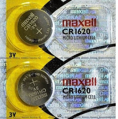 CR 1620 MAXELL LITHIUM BATTERIES (2 piece) 3V Watch 1620 New Authorized ...