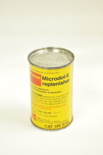 KODAK Microdol-X replenisher 5oz. to make 1 quart 196 9708 in metal can ...