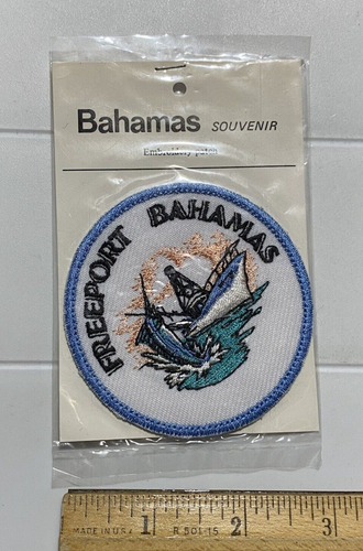 NIP Freeport Bahamas Marlin Deep Sea Fishing Boat Caribbean Souvenir ...