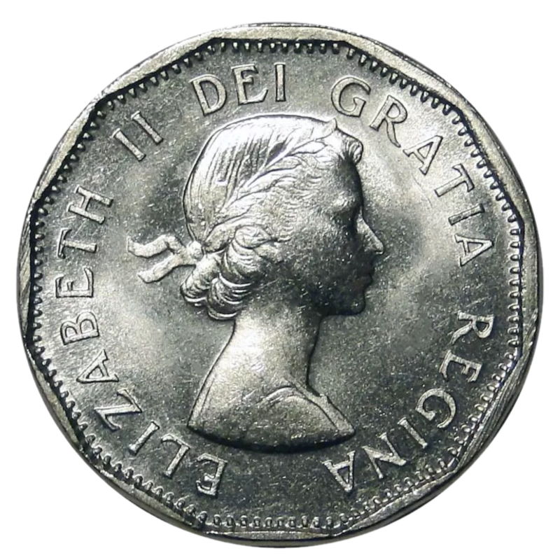 🇨🇦 Rare Canada 5 cents coin, Beaver Nickel, 1961 | eBay