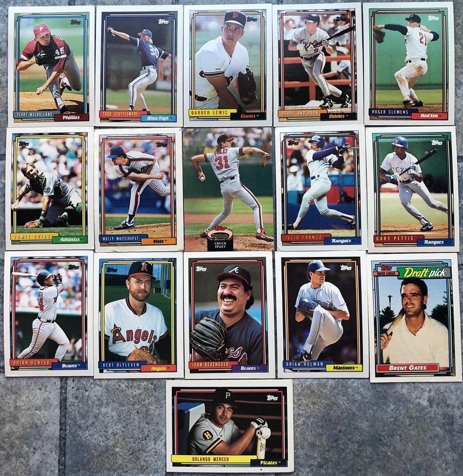 Topps 1992 Baseball Cards Lot | eBay