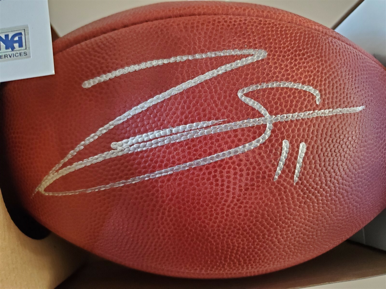 TORREY SMITH signed Wilson football Game Ball DUKE PSA/DNA COA RAVENS ...