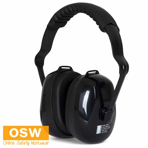 Black HIGH Grade Protection CLASS 5 30dB Earmuffs Ear Muffs Hearing ...
