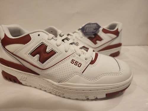 Size 11 - New Balance 550 White Brick Red W for sale online | eBay