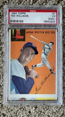1954 TOPPS TED WILLIAMS # 1 PSA 3 MC | eBay