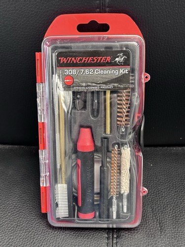WINCHESTER MINI-PULL MODERN GUN CLEANING KIT - 17 PIECE - .308 / 7.62 ...