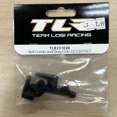 Team Losi Racing Bell Cranks and Drag Link 22/2.0/T/SCT TLR231028 Elec ...