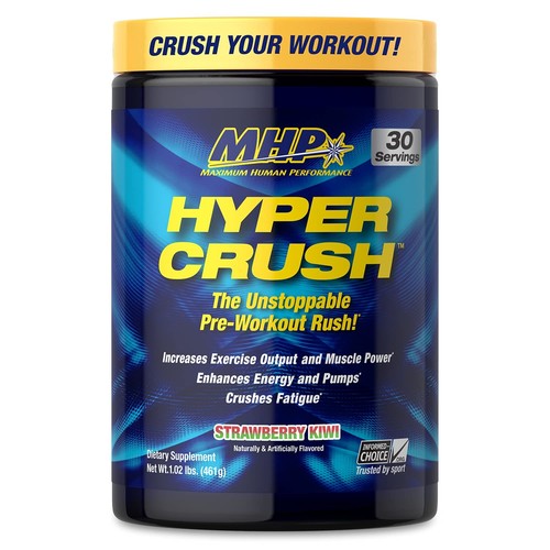 Hyper Crush Pre Workout Powder, Increases Energy, Muscle Pumps, Power ...