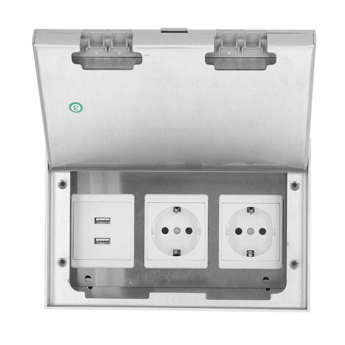 Weatherproof Electrical Floor Outlet Waterproof Recessed Shower Floor