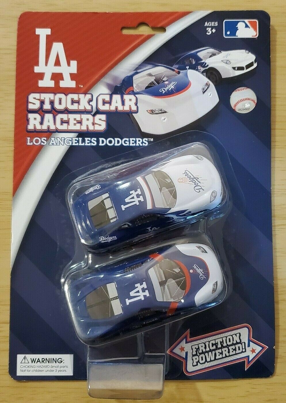 Los Angels Dodgers 2 Pack Stock Car Racers Friction-powered DGL Toys ...