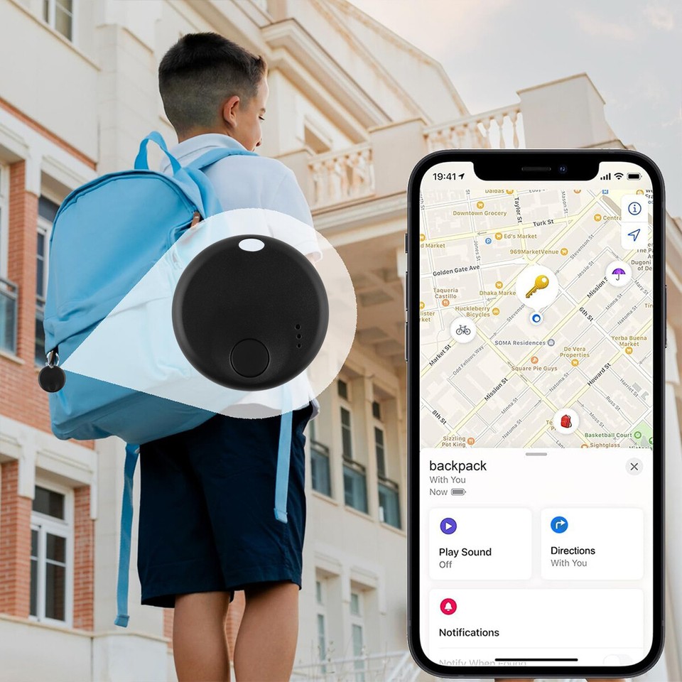 8Pcs Mini Tracking Device For Apple Find My Smart Air Tag Tracker Car ...