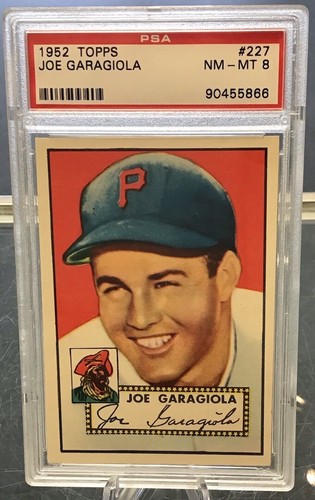 1952 Topps Joe Garagiola #227 PSA 8 / Very Rare (NM-MT) | eBay