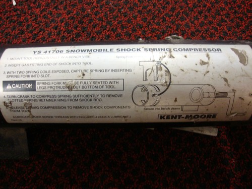 Kent-Moore Snowmobile Shock Spring Compressor YS 41706 | eBay