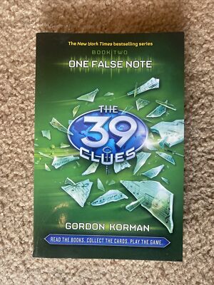 39 Clues - One False Note, Gordon Korman - Trade Paperback - AS NEW | eBay