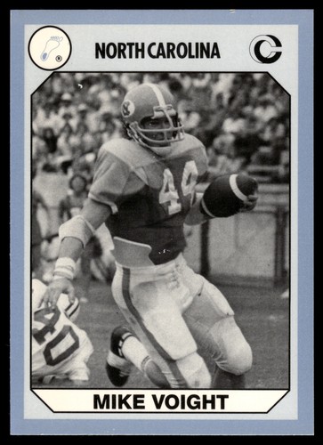 1991 Collegiate Collection Mike Voight 188 North Carolina Tar Heels ...