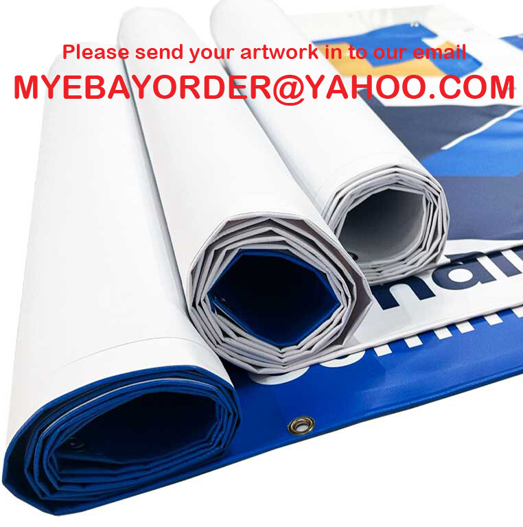 Custom Printed BANNER SIGN PVC Banners Weatherproof Birthday ...